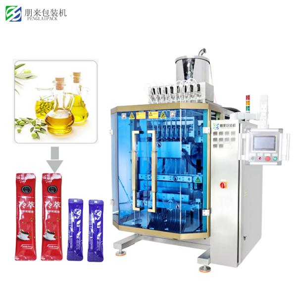Quality Fully Automatic Four Side Sealing Bag UHT Milk Packing Packaging Machine Multilane Liquid Sachet Creamy Dressing Filling Machine for sale