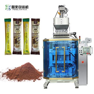 China Advanced High Quality Instant Coffee Salt Sugar Stick Sachet Multi Lanes Coffee Stick Packing Sealing Machine for sale