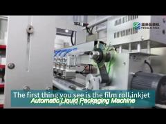 multilane automatic filling sealing machine for honey juice pouch filling