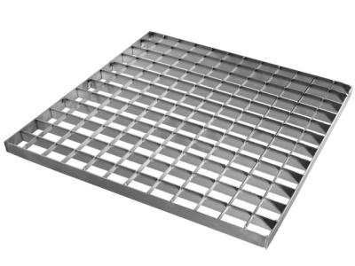 China Heavy Duty Metal Building Materials Stair Treads Galvanized Steel Bar Grating Weight for sale