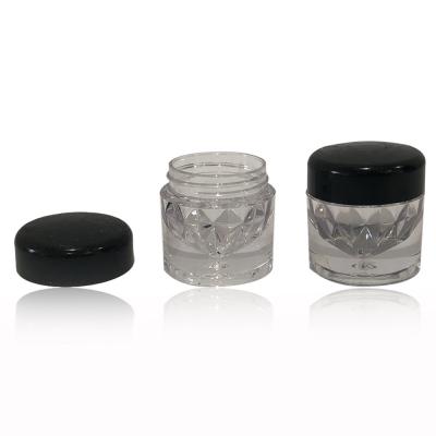 China Mini Glitter cosmético frasco de embalagem para viagens ou amostras prova de derramamento à venda