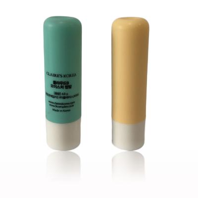 Cina Contenitori di balsamo labiale di plastica vuota certificati SGS 3.8g Forma rotonda Colore verde in vendita
