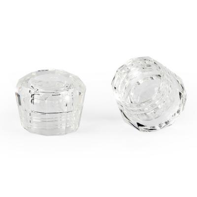 Cina Materiale ABS Imballaggio cosmetico trasparente Vaso 5g Per prodotti per la cura della pelle in vendita