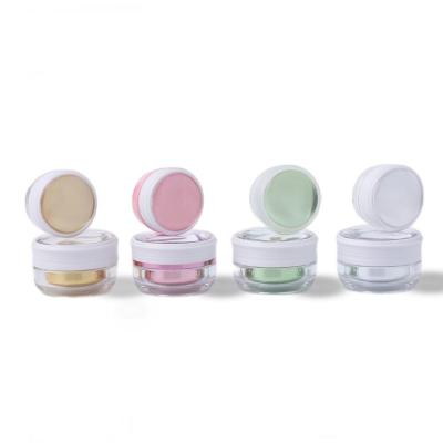 Cina PMMA vasetti di crema cosmetica vuoti con tappo a vite Eco-friendly in vendita