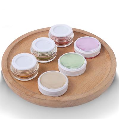 Cina PMMA vasetti di crema cosmetica vuoti con tappo a vite Eco-friendly in vendita