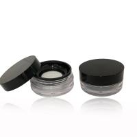 China Round ABS / PP Empty Loose Powder Case Private LOGO Lightweight for sale