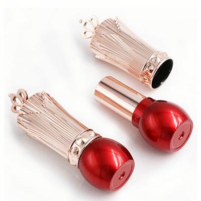 China ABS Crown Custom Lipstick Containers Onregelmatige vorm Rode kleur Te koop