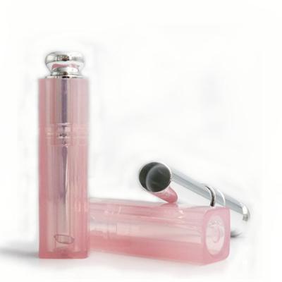 China OEM ABS Recipiente de batom de plástico Embalagem de tubos de batom rosa à venda