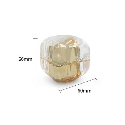 China 50g Leak Proof Cosmetic Cream Jar Diamond Acrylic Small Jar Custom Logo Available Te koop