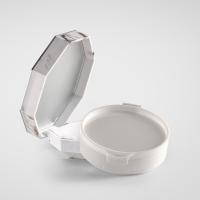 China Refillable Round Transparent Cushion Foundation Case for Light To Medium Coverage. for sale