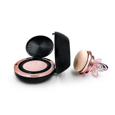 Cina Travel Friendly Round Compact Powder Cushion Case Transparent Refillable Compatibility in vendita