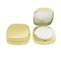 China Reusable Empty Cushion Foundation Case with Snap Closure Round for sale
