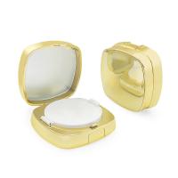 China Reusable Empty Cushion Foundation Case with Snap Closure Round for sale
