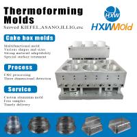China Custom Plastic Dessert Tray Thermoforming Mould for Recyclable Food Packaging for sale