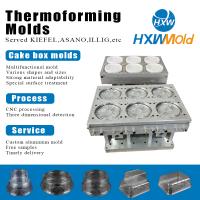 China Custom Plastic Dessert Tray Thermoforming Mould for Recyclable Food Packaging for sale