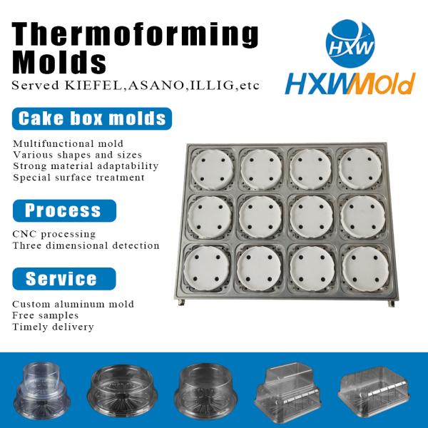 Quality High Density Plastic Thermoforming Mold Custom Food Container Packaging Mold for sale