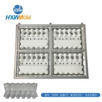 China Automatic CNC Aluminum Plastic Egg Box Mold Three Station Blister Mold for sale