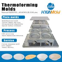 China Fully Automatic Fast Food Packaging Plate Making Machine Thermoforming Moulds for sale