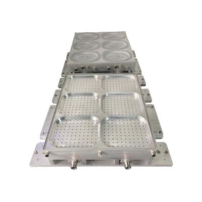 China Industrial Grade Large Round Dish Thermoforming Mold for Automatic Food Container for sale