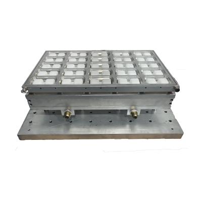 China Fully Automatic 3 Station Disposable Clamshell Plastic Food Tray Container Making Moulds for sale