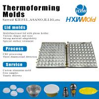 China Fully Automatic Thermoforming Mold 64 Cavities Disposable Plastic Lid Mold Customized for sale