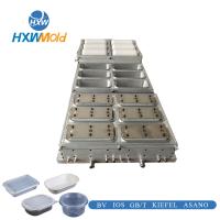 China Rectangular Lunch Box Base Vacuum Forming Mold Uniform Thickness Fast Cycle Time for sale