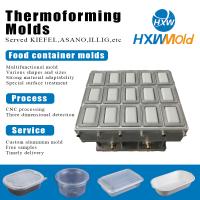 China Customized Food Container Mold Rectangular Tray Disposable Food Packaging Mold for sale