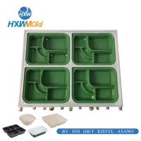 China Multi Compartment Meal Prep Lid Mold with Removable Sauce Cup Cover Design for sale
