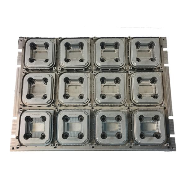 Quality Rectangular PP / PET Food Container Mold 6 Cavities Aluminum Mold Multi Station for sale