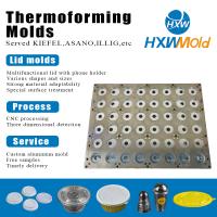 China High Precision Custom Plastic Thermoforming Mold Cutting Small Circular Covers Technology for sale