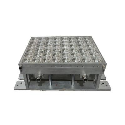 China Precision Durable Steel Multi Cavity Thermoforming Round Lid Mold for PET PP PS Food Containers for sale