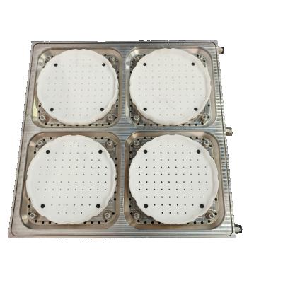 China Custom Clear Plastic Cake Box Lid Thermoforming Mould with Integrated Cooling Channels and Mirror Polishing Surface for Bakery Packaging for sale