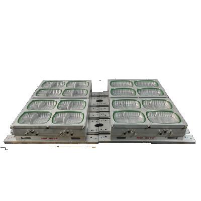 China Custom Precision Thermoforming Mold for Multi-Compartment Lunch Boxes with 0.02mm -0.05mm Tolerance for sale