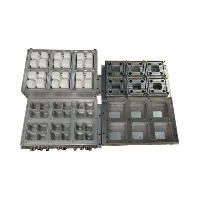 China Custom Aluminium Thermoforming Mould for Ultra Thin Wall Forming with Mirror Polished Cavity and Integrated Cooling Channels for sale