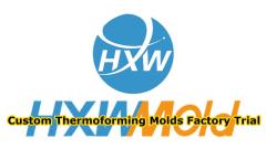 Round Cake Box Base Thermoforming Tool in Production Trial | HXWMold