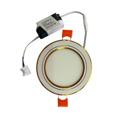 Cina 220V 9W ha condotto Downlight esile 6000K con il confine dell'oro per il Vietnam in vendita