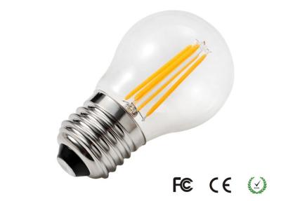 Cina Bianco caldo della lampadina del filamento di rendimento elevato 3000K E27 C45 4W Dimmable LED in vendita