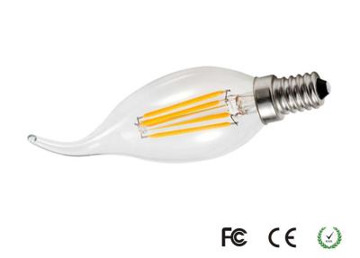Cina Lampadina decorativa E14 della candela del filamento di rendimento elevato 4W 4000K LED in vendita