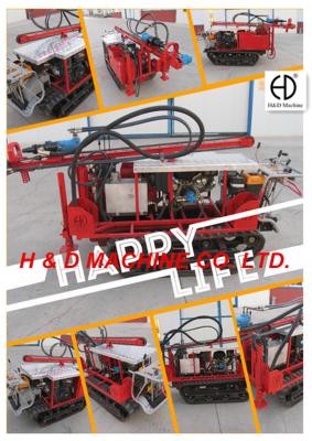China HD-C20 Mechanical Drive Crawler Drilling Rig for sale