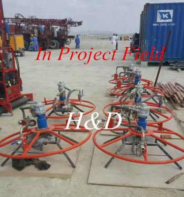 China HD-15D AIR MOTOR TOP-DRIVE FLUSH DRILLING RIG, light weight , easy to carry on mountains, for seismic shot hole for sale