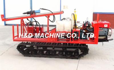 China Seismic shot hole drilling rig in crawler type, HD-C40 Mechanical Drive Crawler Drilling Rig for sale