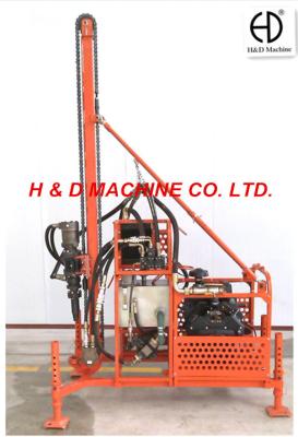 China For seismic shot hole drilling, on mountains area, HD-40A MAN PORTABLE DRILLING RIG, with portable air compressor for sale