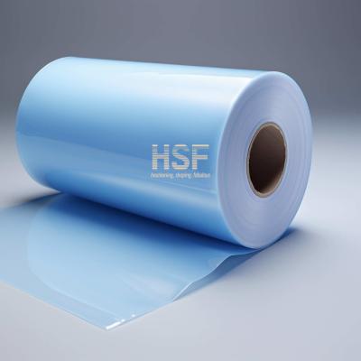 Cina 35 micron Film di polietilene a bassa densità blu traslucido Film LDPE in vendita
