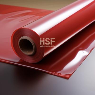 China ISO Translucent Red Cast Polypropylene Silicone Coated Release Film for sale