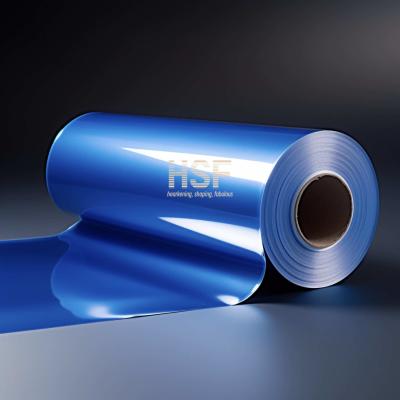Cina pellicola di rilascio MOPP blu opaco di 80 μm, per imballaggi alimentari, laminazione, etichette a nastro, applicazioni industriali, in vendita