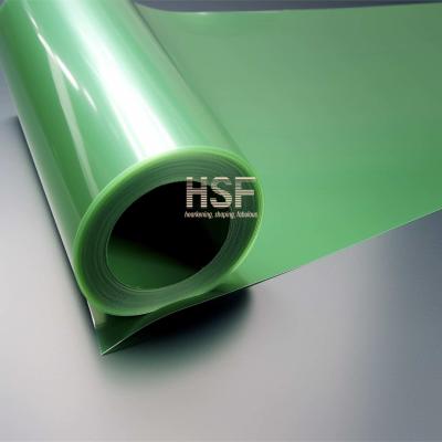 Cina 36 micron Green Clear PET Non Silicone Release Film OEM ODM in vendita