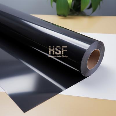 Cina 50um PET nero non a rilascio di silicone film opaco per l'etichettatura in vendita