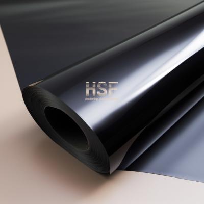 Cina 50um PET nero non a rilascio di silicone film opaco per l'etichettatura in vendita