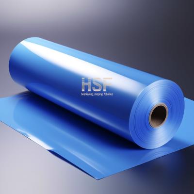Cina 20um rivestito con pellicola di rilascio di PET non siliconica blu traslucido in vendita