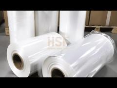 120 Micron Opaque White Low Density LDPE Packaging Film Winding Length 8000 Meters